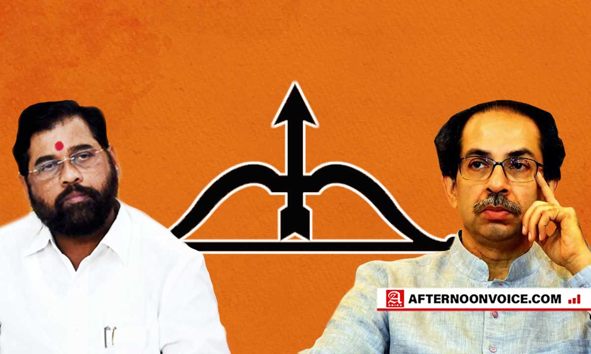 Tug-of-war between two Sena factions over bow-and-arrow